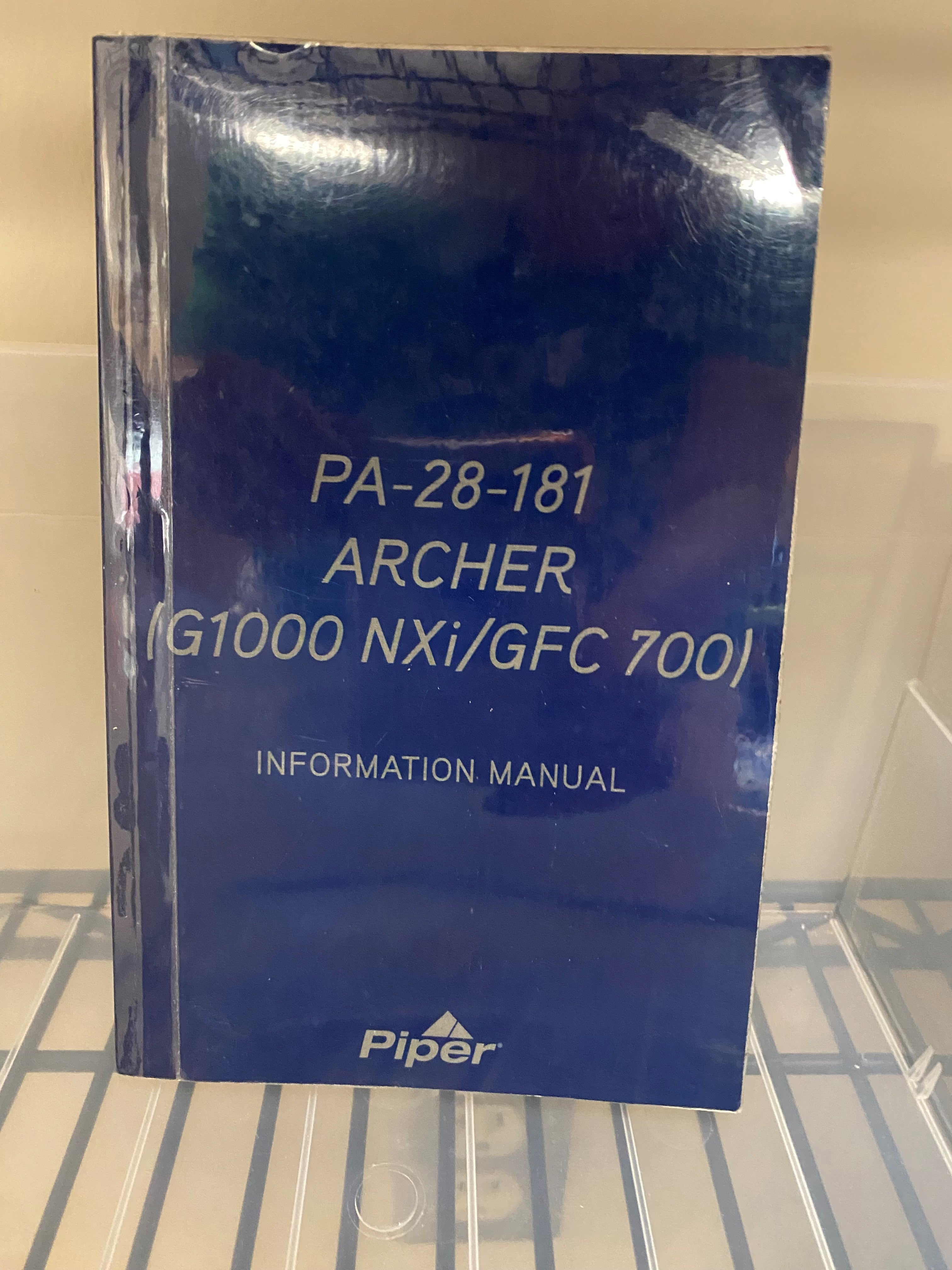 PA-28-181 Archer G1000 Pilot Operating Handbook | BGSU Aviation Pilot ...